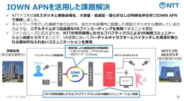 「VR触覚で“推し”とハイタッチ」 NTTがIOWN APNでVTuberライブの遠隔開催｜BUSINESS NETWORK